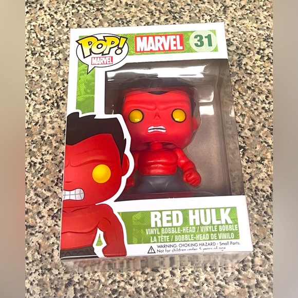 Funko | Toys | Marvel Red Hulk Funko Pop 3 | Poshmark